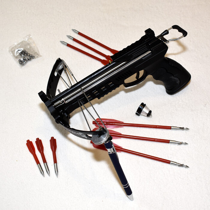 Pistole Dual Armbrust für Pfeile und Kugeln, 76,44